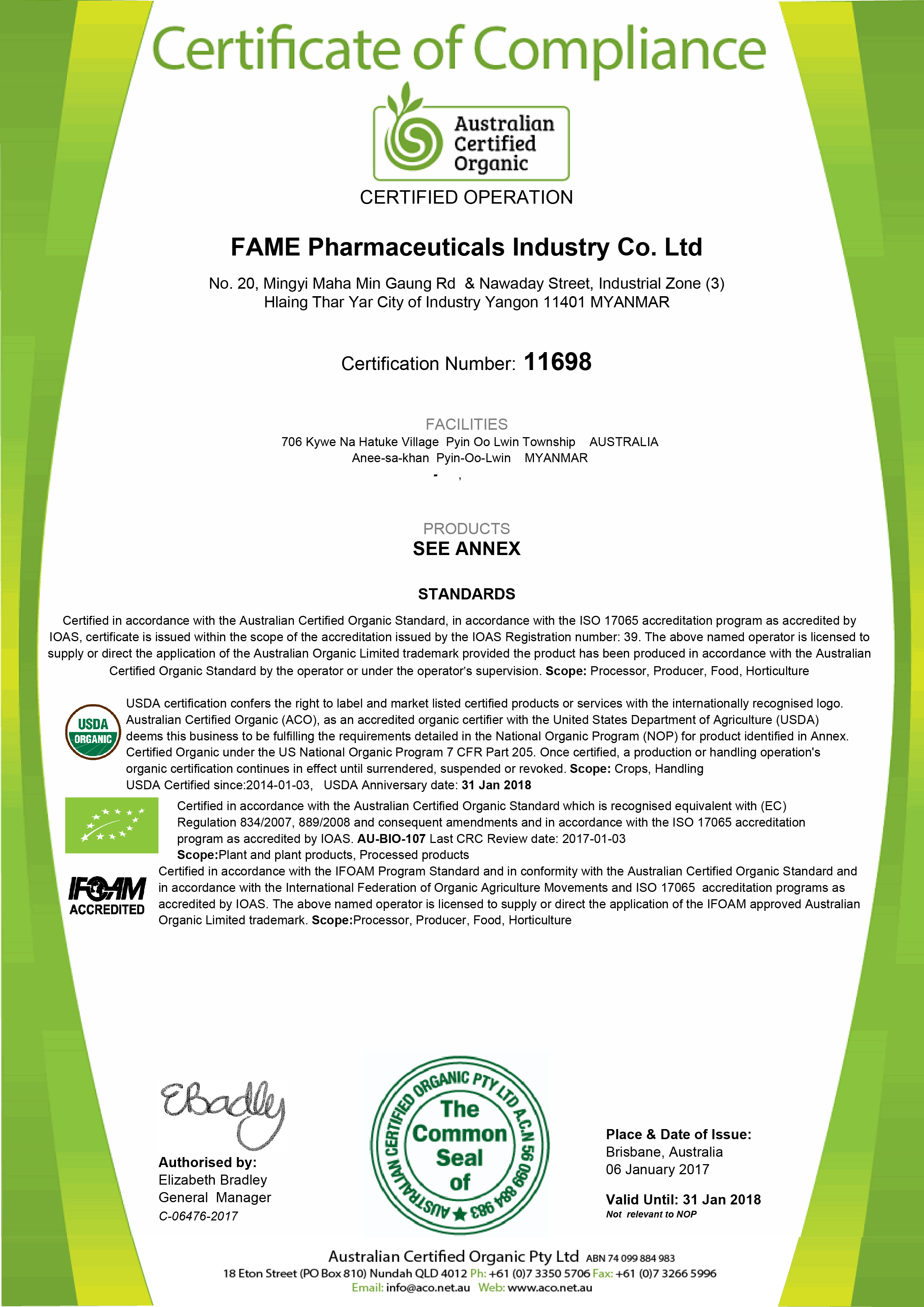 Fame - Natural | Organic Health Supplement From Myanmar